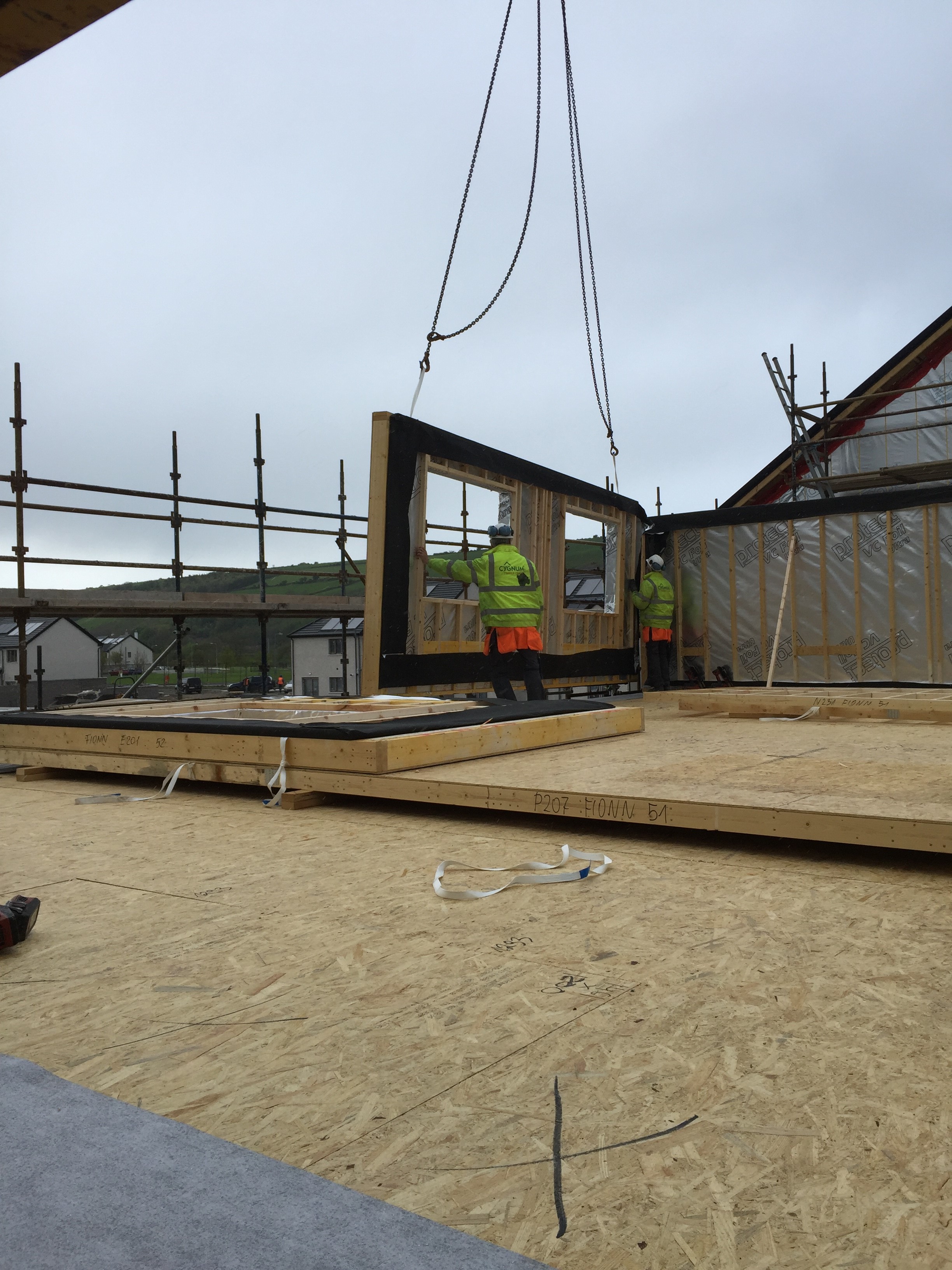 site pic - Cygnum Timber Frame